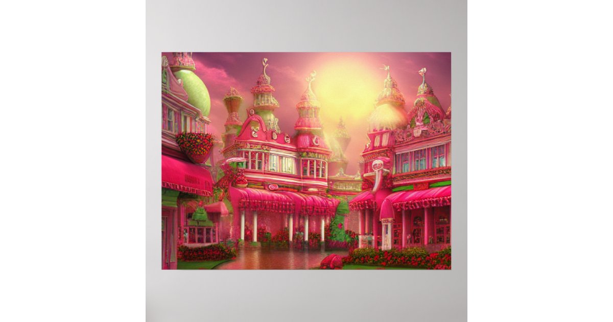 Strawberry Dream Poster | Zazzle