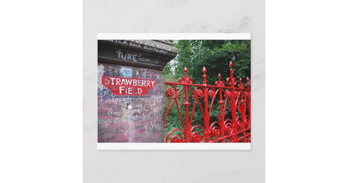 Strawberry Fields Liverpool Postcard | Zazzle