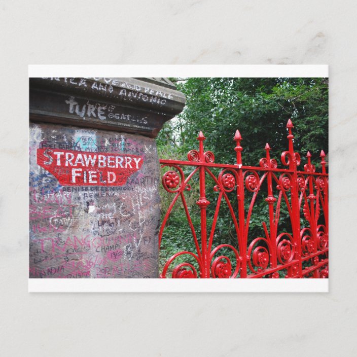 Strawberry Fields Liverpool Postcard | Zazzle.com