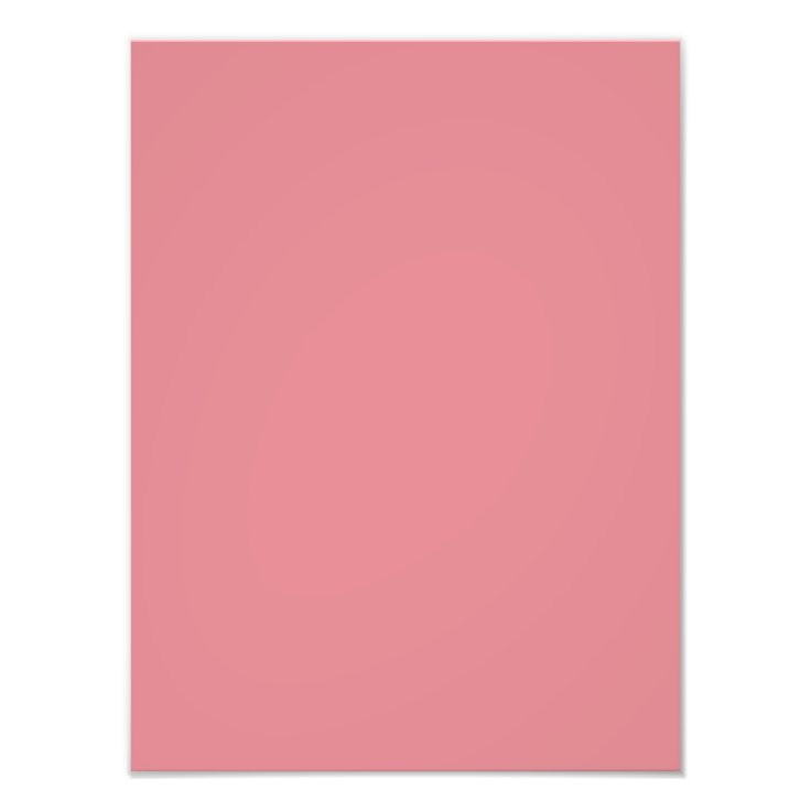 Strawberry Ice Pink Color Trend Background Photo Print | Zazzle