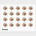 Strawberry Jam Jar Fruit Preserves Personalized Classic Round Sticker ...
