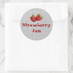 Strawberry Jam Sticker | Zazzle