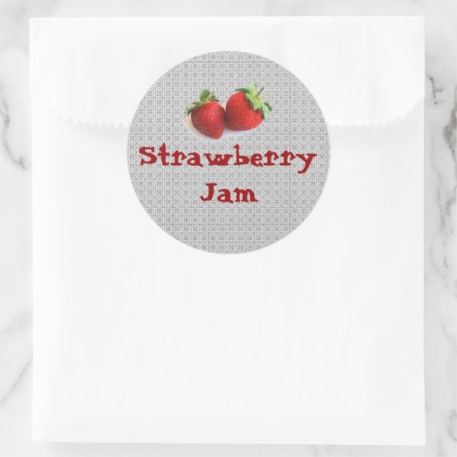 Strawberry Jam Sticker | Zazzle