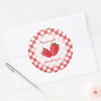 Strawberry Jam sticker | Zazzle