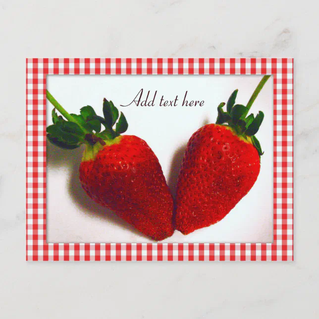 Strawberry Lover_ Postcard | Zazzle