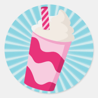 Milk Shake Stickers | Zazzle