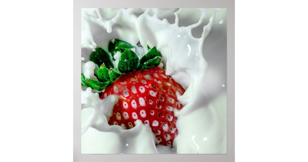 Strawberry Poster | Zazzle