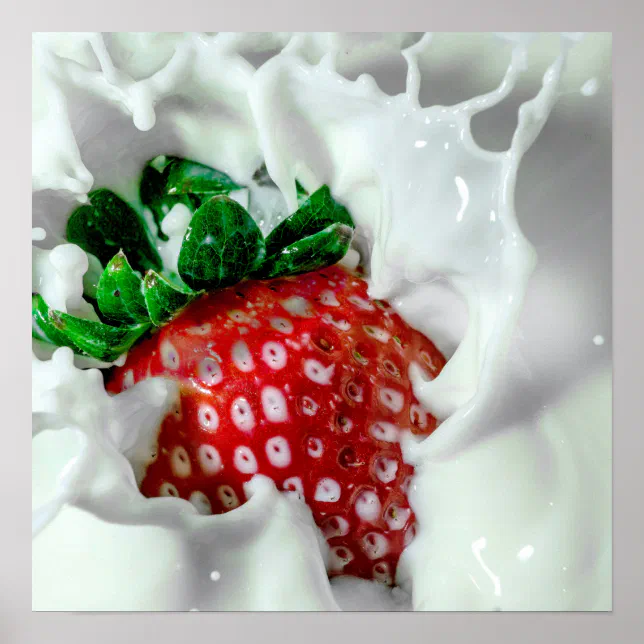 Strawberry Poster | Zazzle