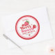 Strawberry Red Pink Berry Sweet Baby Shower Classic Round Sticker | Zazzle