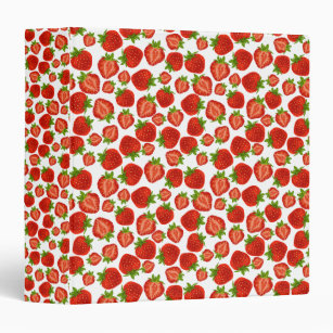 Personalize Your Own Strawberry Binder - Stay Organized Today! | Zazzle