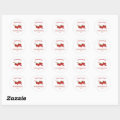 Strawberry Rhubarb Jam Label Sticker | Zazzle