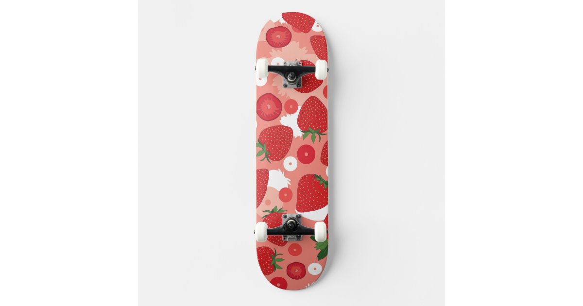 Strawberry - Skateboard | Zazzle