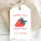 Strawberry Thank You Berry Much Gift Tag | Zazzle
