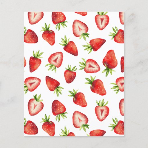 Strawberry Theme Baby Name Shower Game | Zazzle