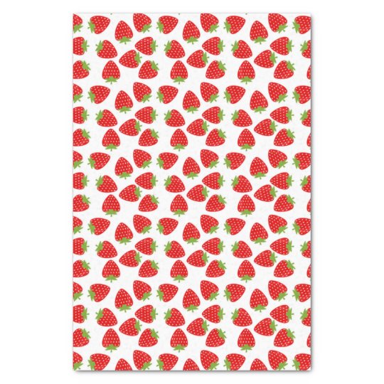 Strawberry Tissue Paper | Zazzle.com