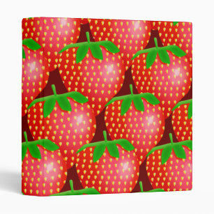 Personalize Your Own Strawberry Binder - Stay Organized Today! | Zazzle