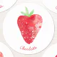 Strawberry Watercolor Personalized Classic Round Sticker | Zazzle