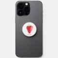 Strawberry Watercolor Personalized PopSocket | Zazzle