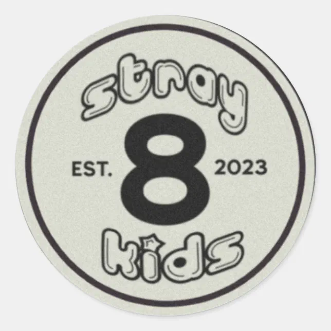 Stray Kids [stickers] Classic Round Sticker | Zazzle