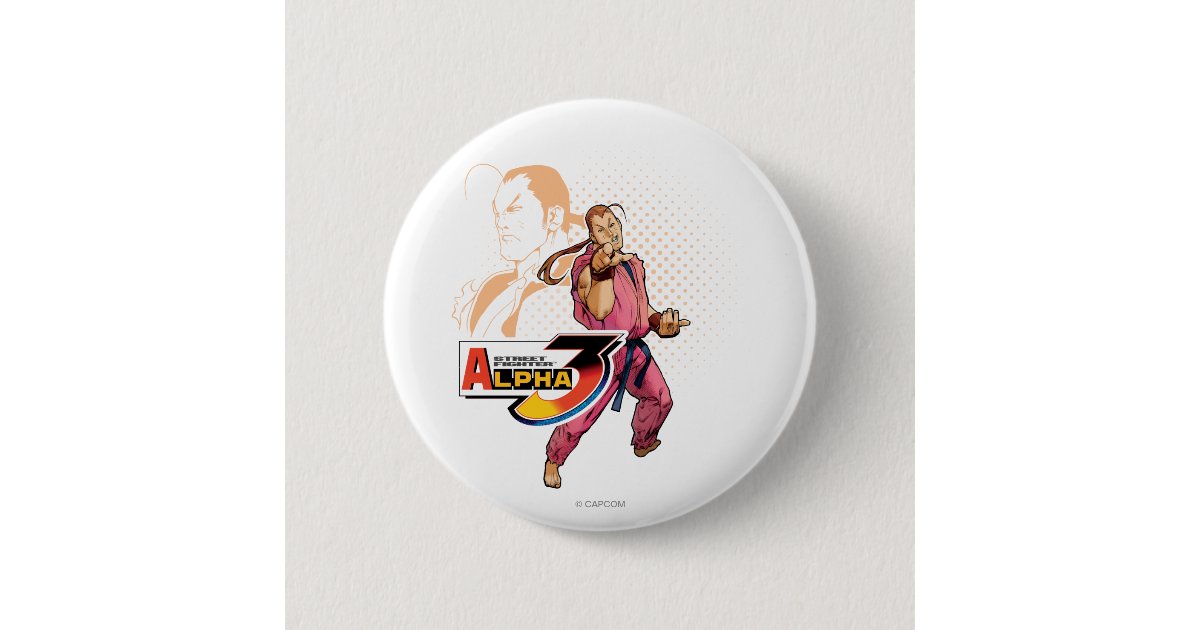 Street Fighter Alpha 3 Dan Pinback Button | Zazzle