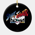 Street Fighter Alpha Logo Ceramic Ornament | Zazzle