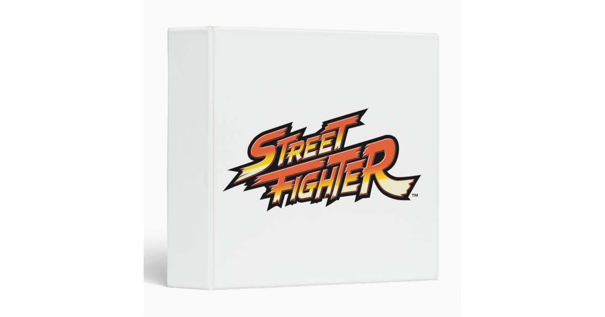 Street Fighter Brand Logo Binder | Zazzle