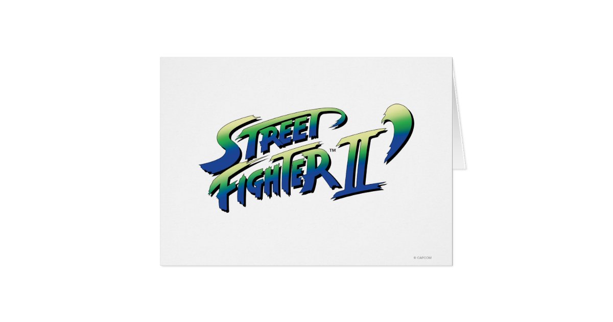 Street Fighter II' Logo | Zazzle