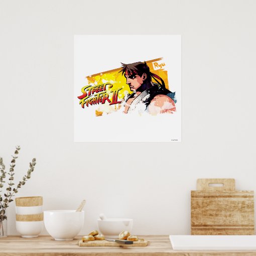Street Fighter II Ryu Poster | Zazzle