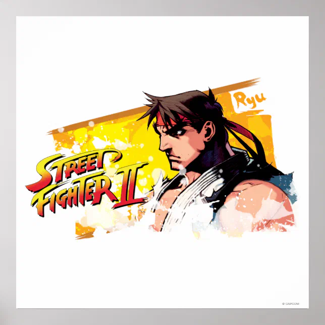 Street Fighter II Ryu Poster | Zazzle