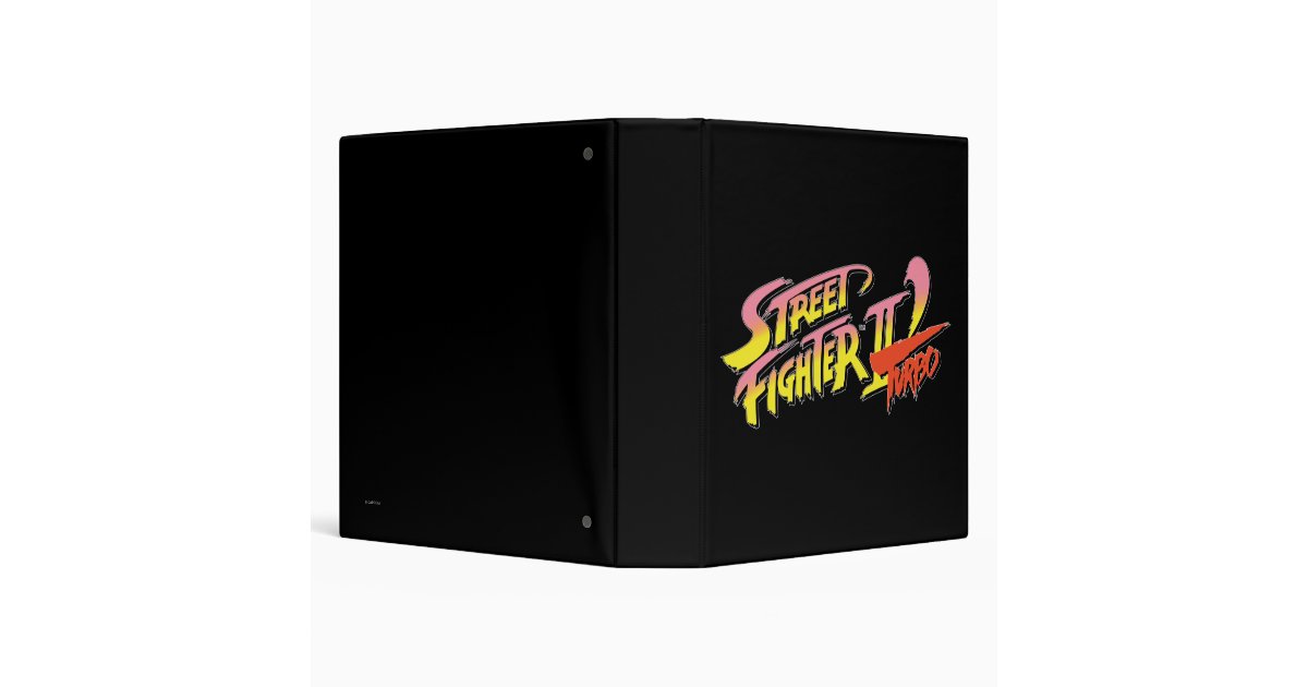 Street Fighter II Turbo 3 Ring Binder | Zazzle