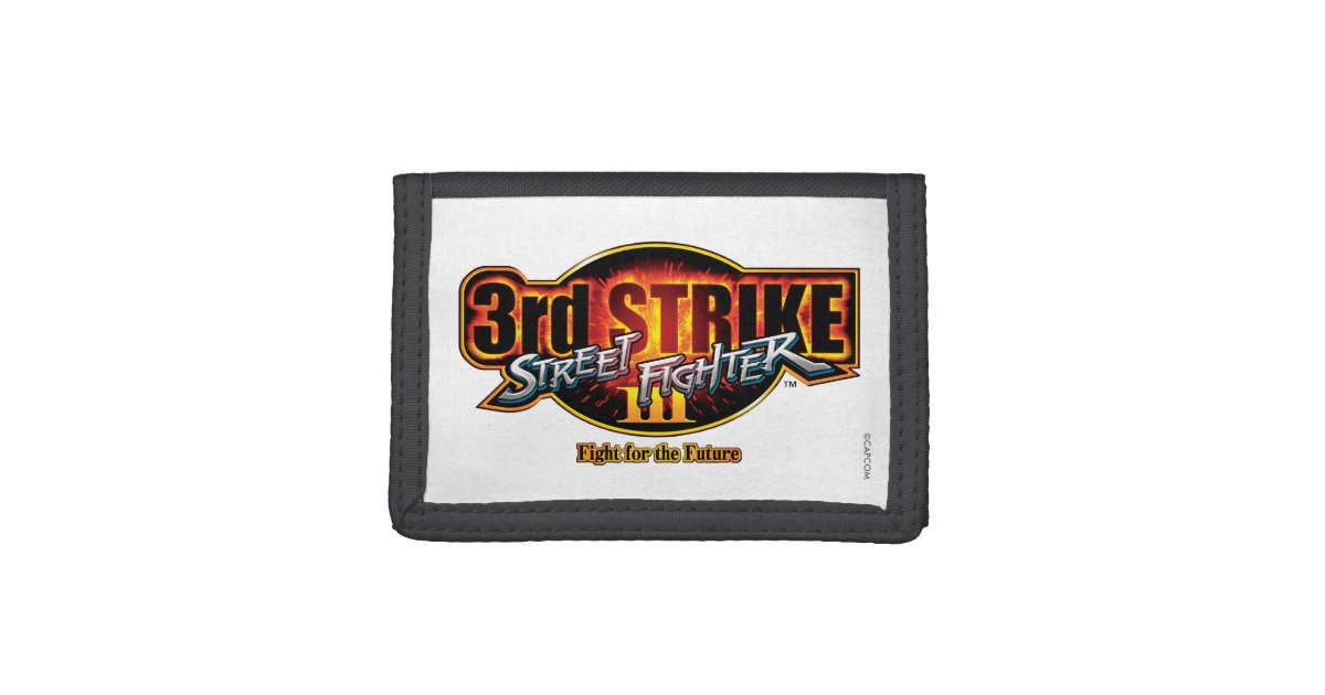 Street Fighter III 3rd Strike Logo 2 Tri-fold Wallet | Zazzle