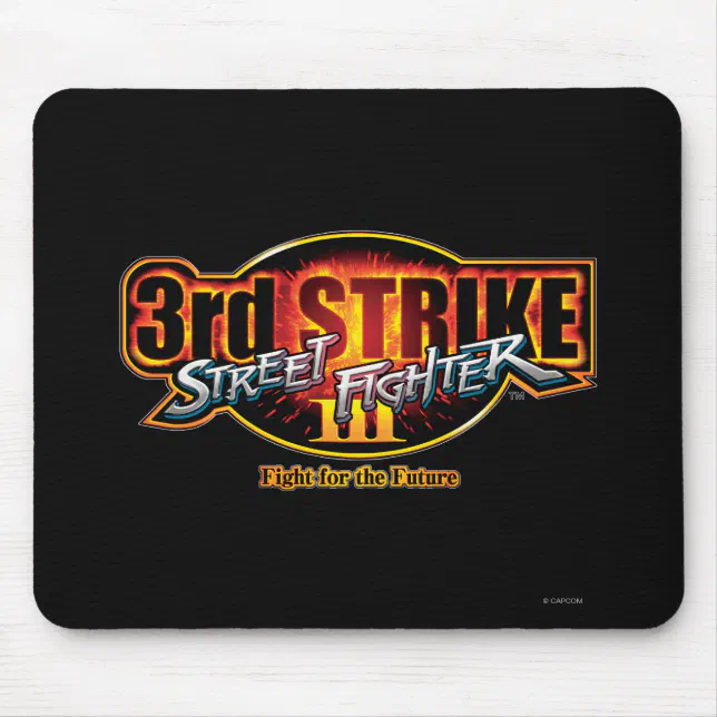 Street Fighter III 3rd Strike Logo Mouse Pad | Zazzle