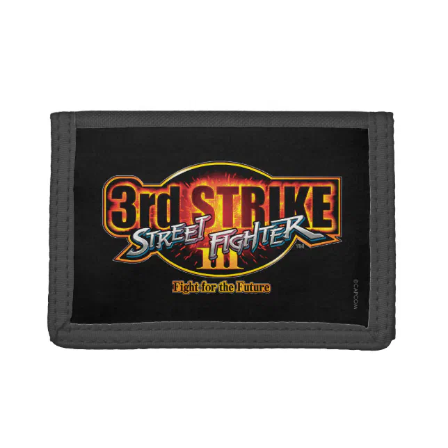 Street Fighter III 3rd Strike Logo Trifold Wallet | Zazzle