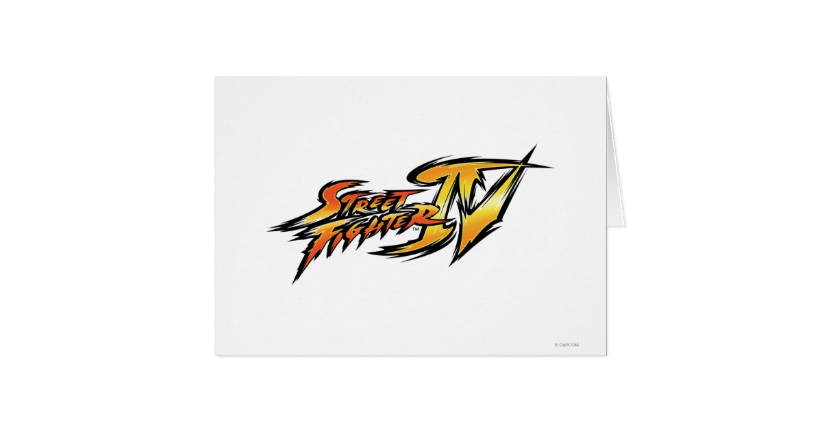 Street Fighter IV Logo | Zazzle
