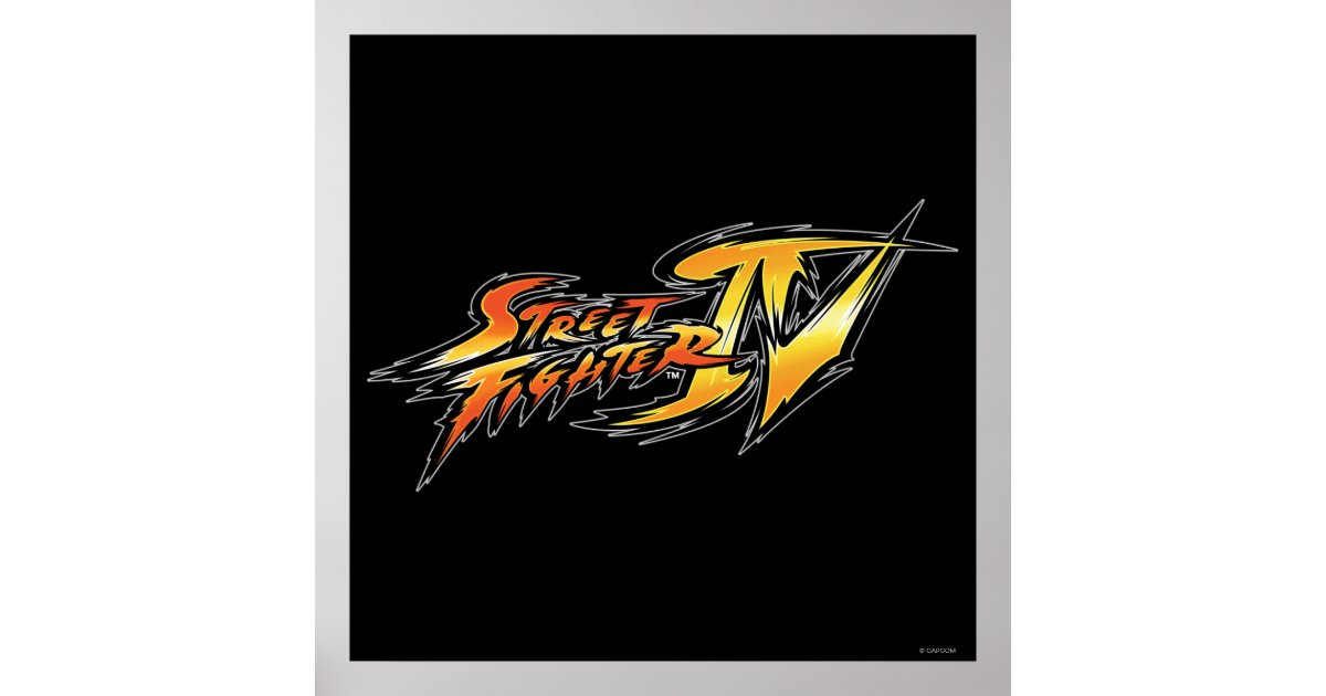 Street Fighter IV Logo Poster | Zazzle