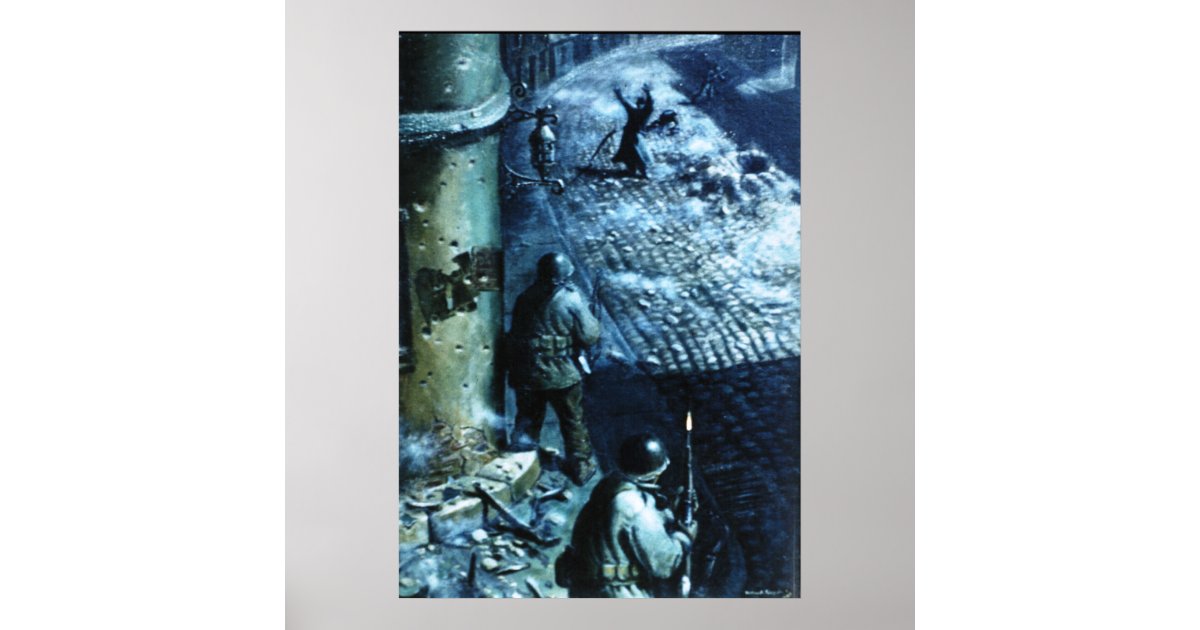 Street fire-fight poster | Zazzle