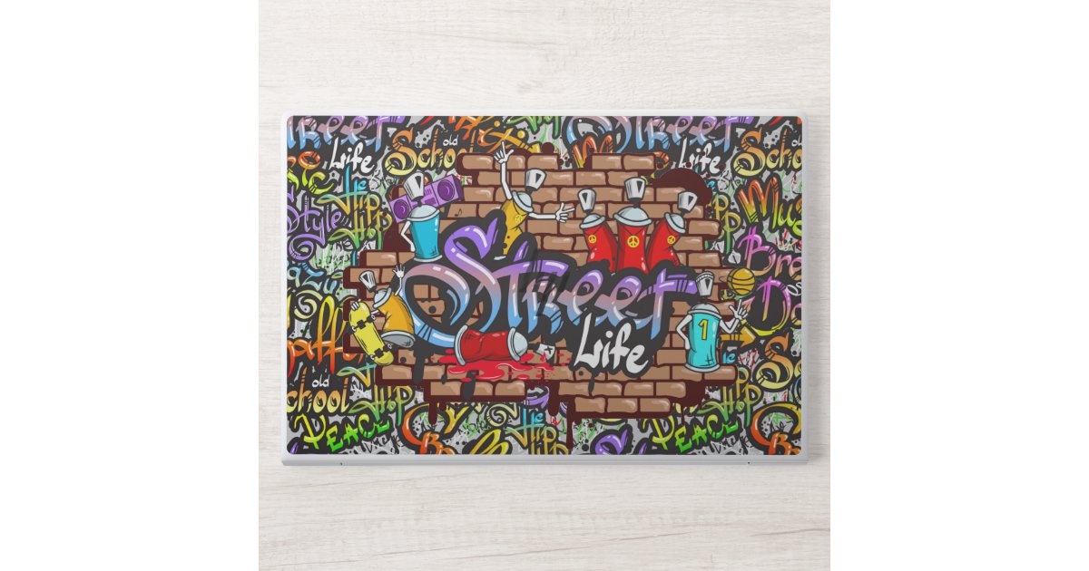Street Graffiti HP Laptop Skin | Zazzle