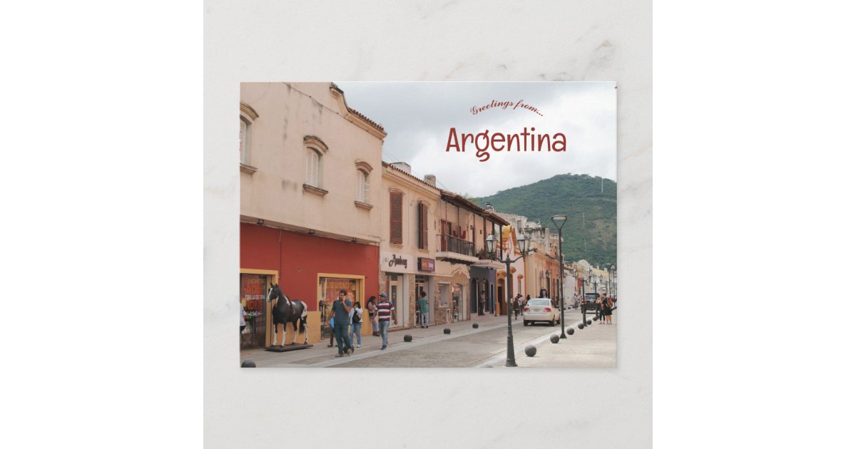 Street in Salta Province Argentina Postcard | Zazzle