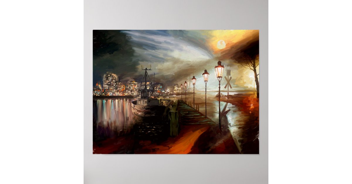 Street Lamp Hallucination Poster | Zazzle