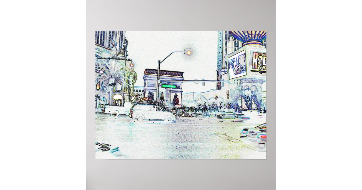 Street Scene 01 Poster | Zazzle