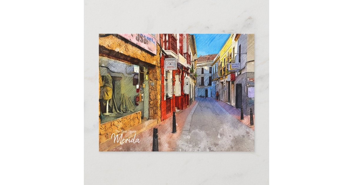 Streets of Merida Postcard | Zazzle