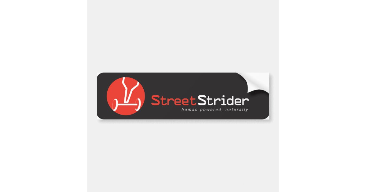 Streetstrider Bumper Sticker | Zazzle