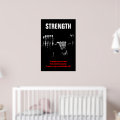 Strength Bodybuilding Training Motivational Poster | Zazzle