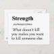 Strength Definition Postcard | Zazzle