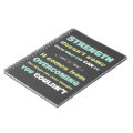 Strength Motivational quote Notebook | Zazzle