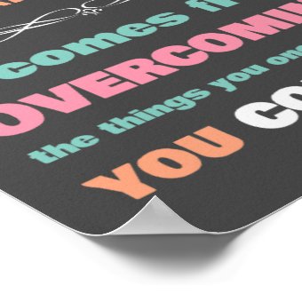 Strength Motivational Quote Poster | Zazzle