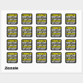 Strength - Motivational Square Sticker | Zazzle