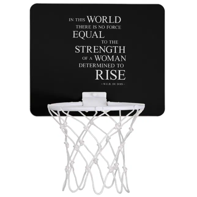 Strength Of Woman Inspirational Motivational Quote Mini Basketball Hoop ...