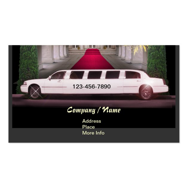 Stretch Limo Business Card Templates