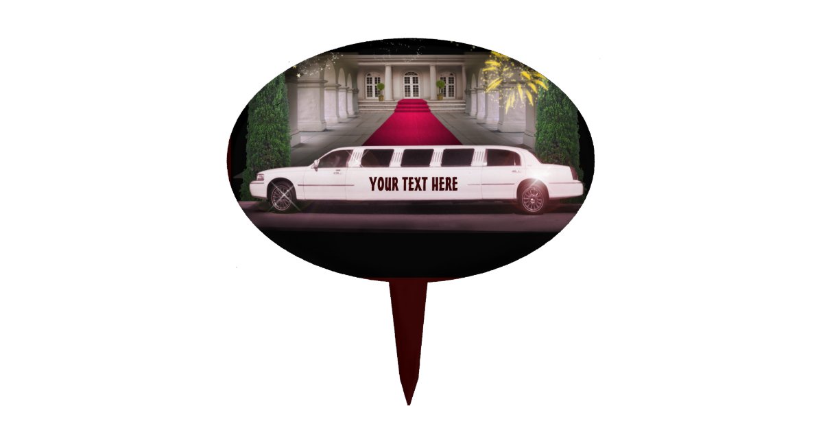 Stretch Limo Cake Topper | Zazzle